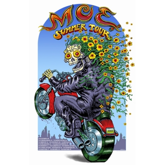 Moe Summer Tour Poster by Emek (SOLD OUT) - Poster Cabaret