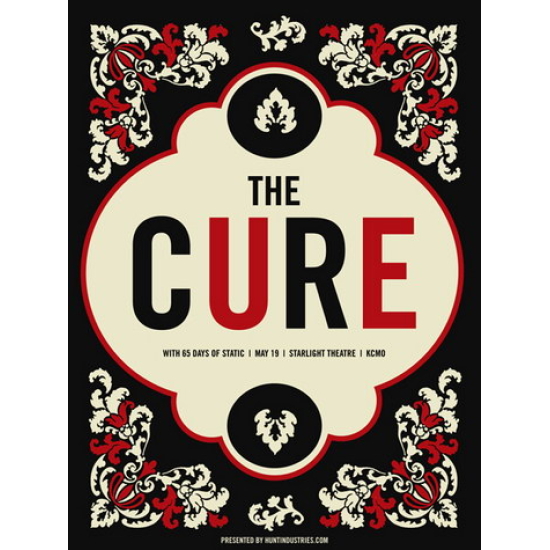 The Cure Concert Poster by Vahalla Studios (SOLD OUT) - Poster Cabaret