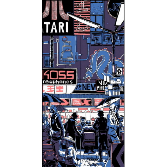 White Dragon (Large) print by Tim Doyle